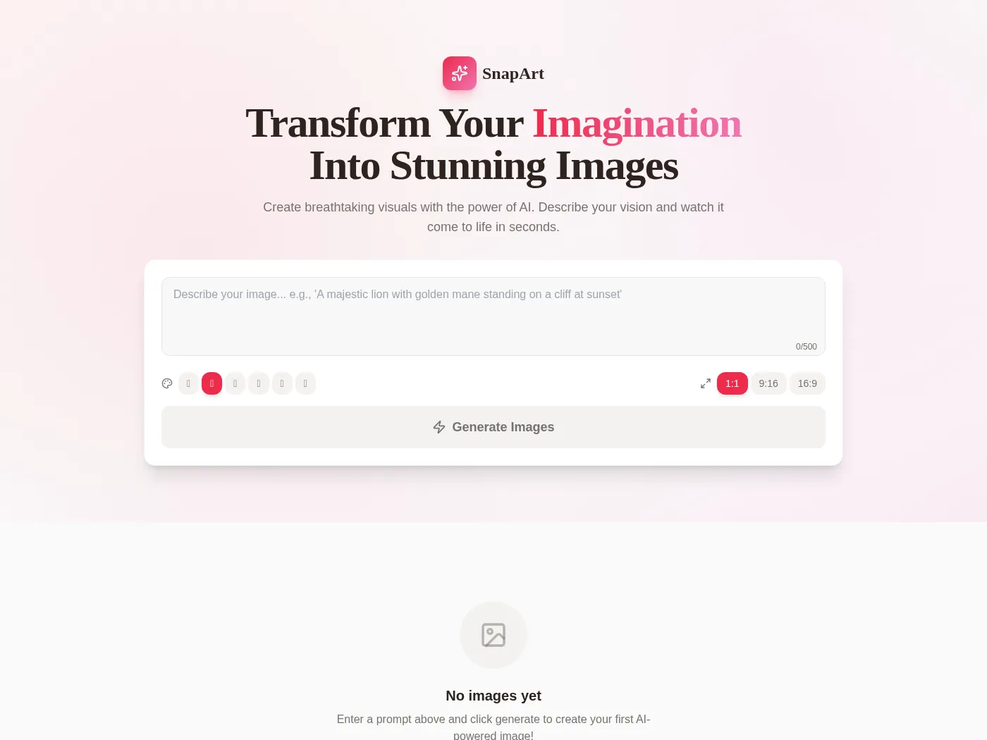 SnapArt AI Generator