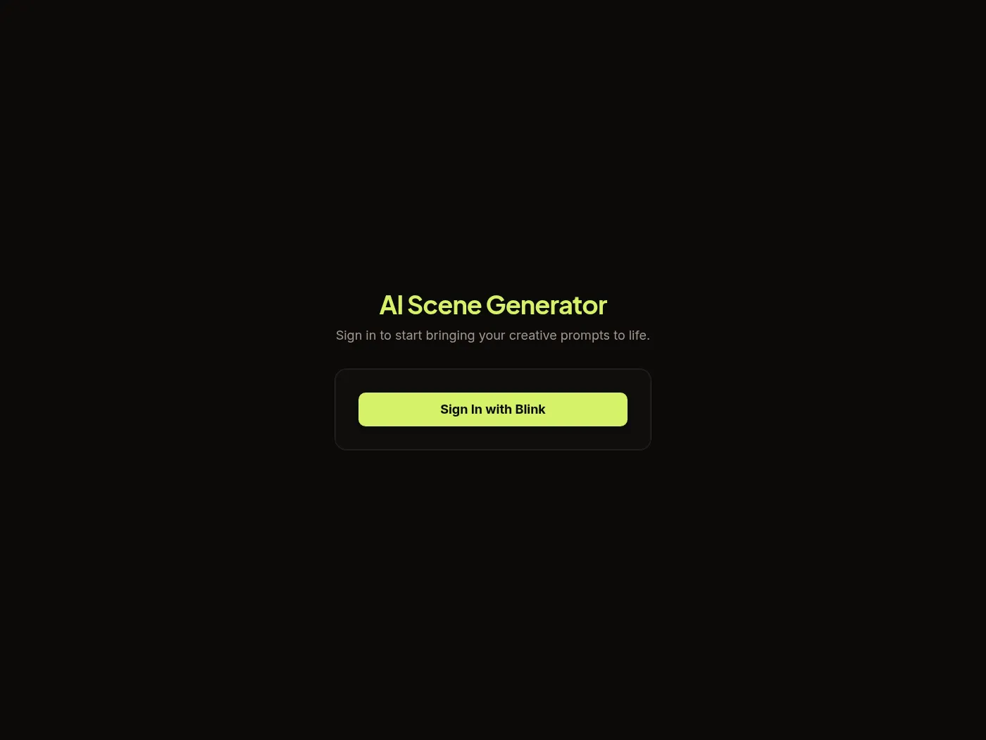 AI Image Scene Generator