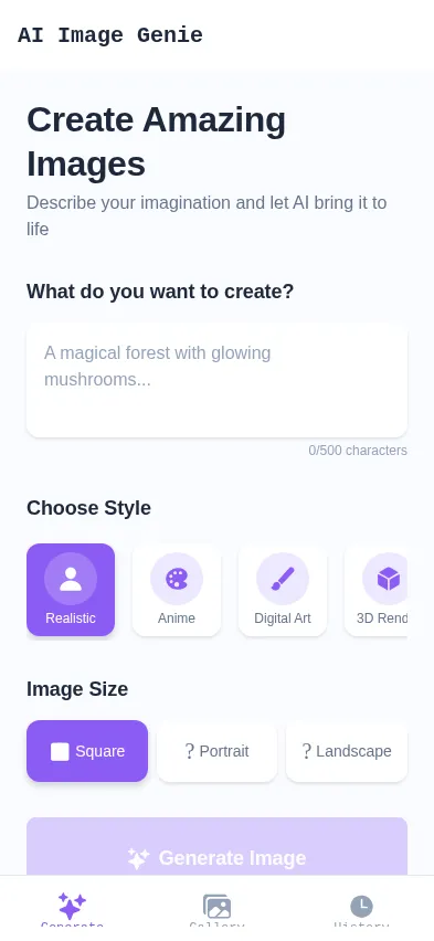 AI Image Genie