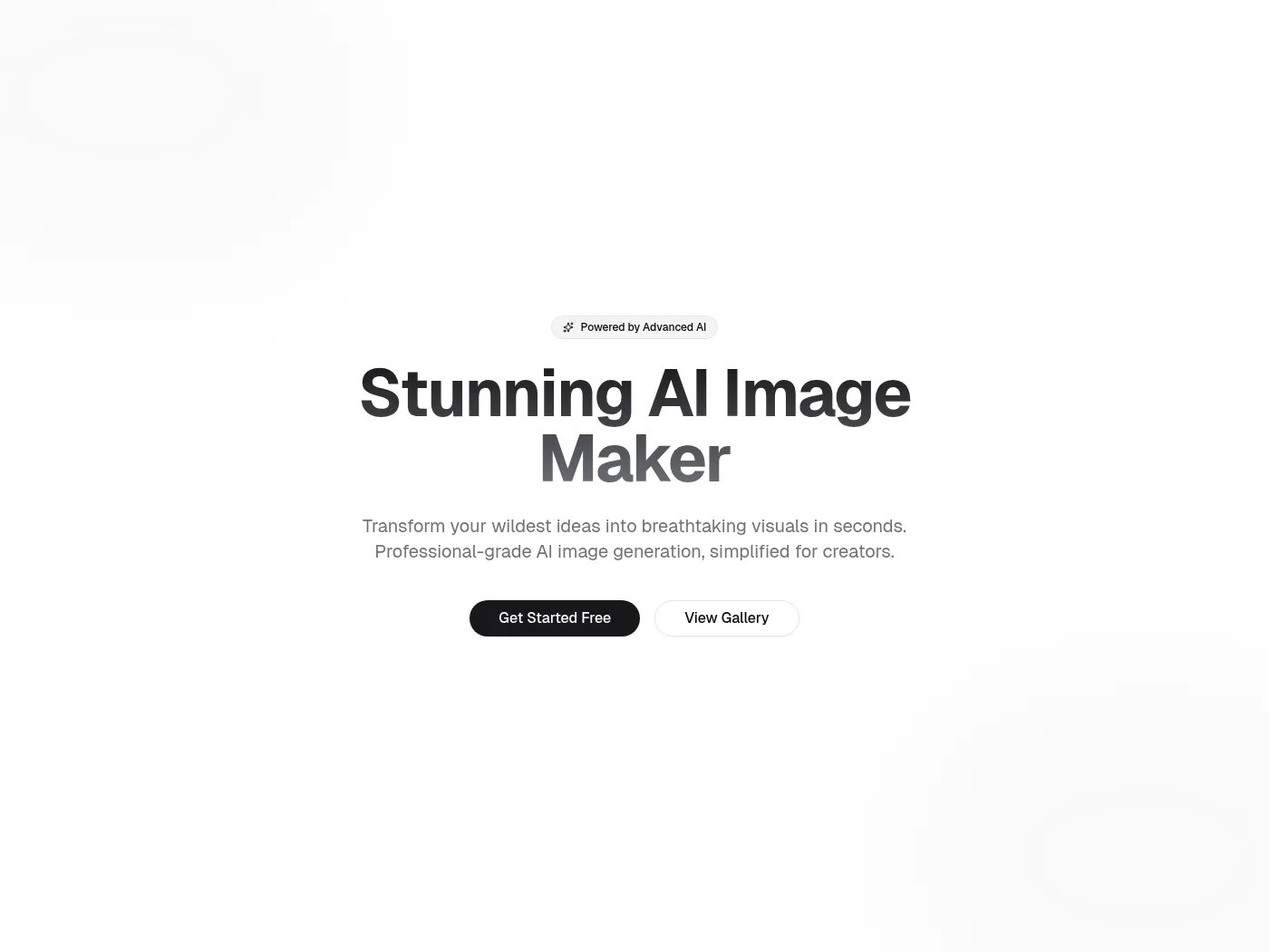 Stunning AI Image Maker