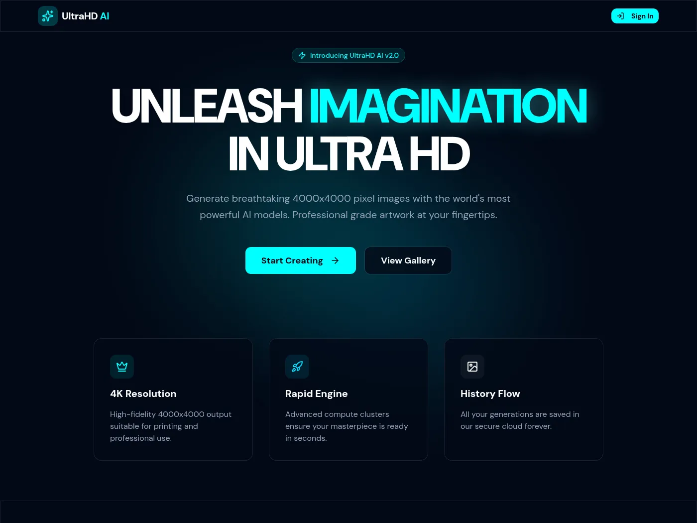 UltraHD AI Image Maker