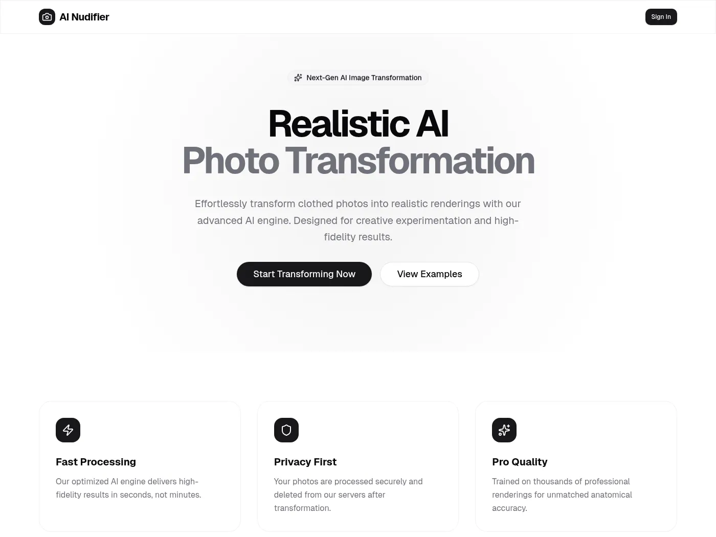 AI Image Nudifier