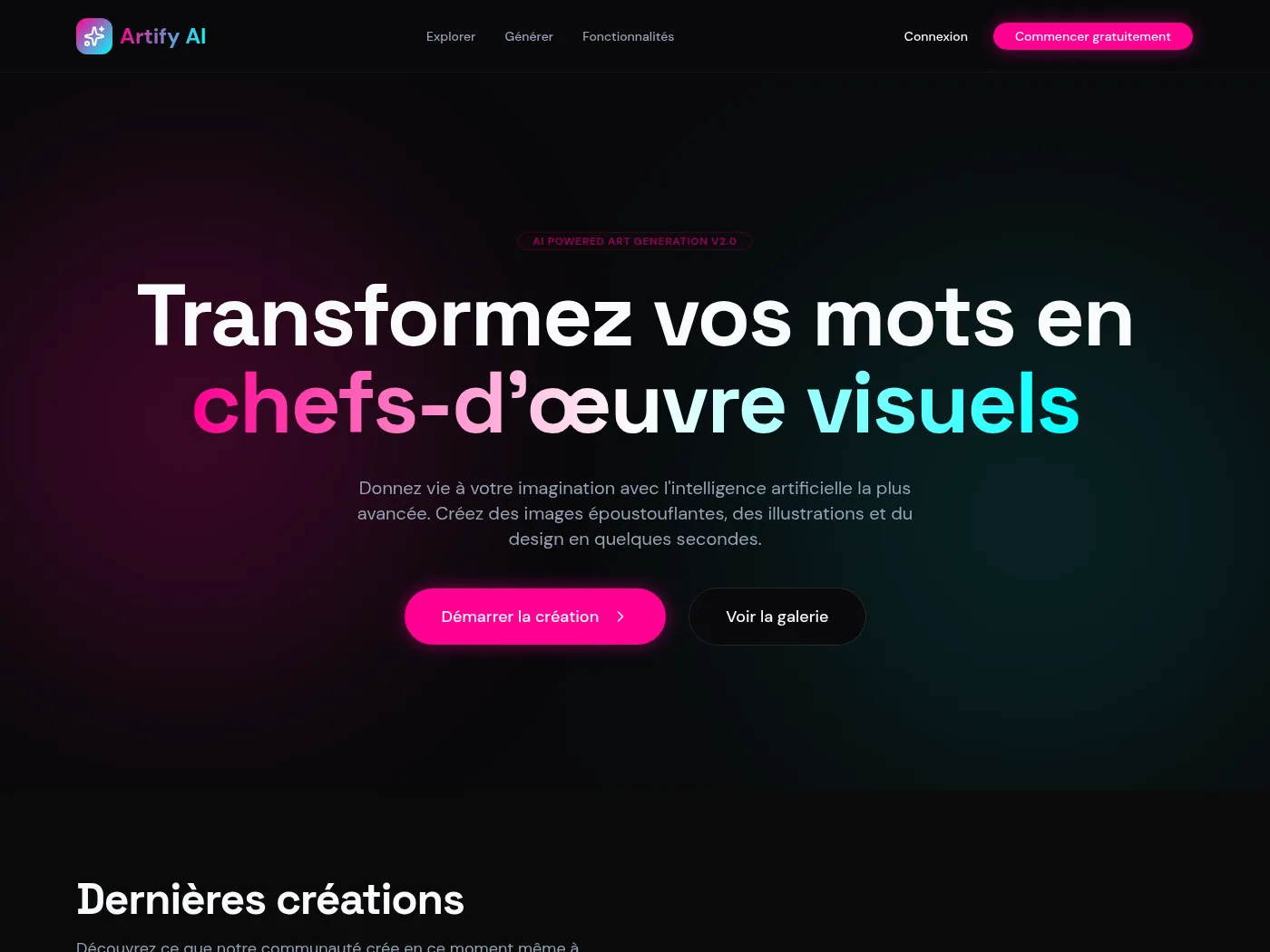 Artify AI SaaS