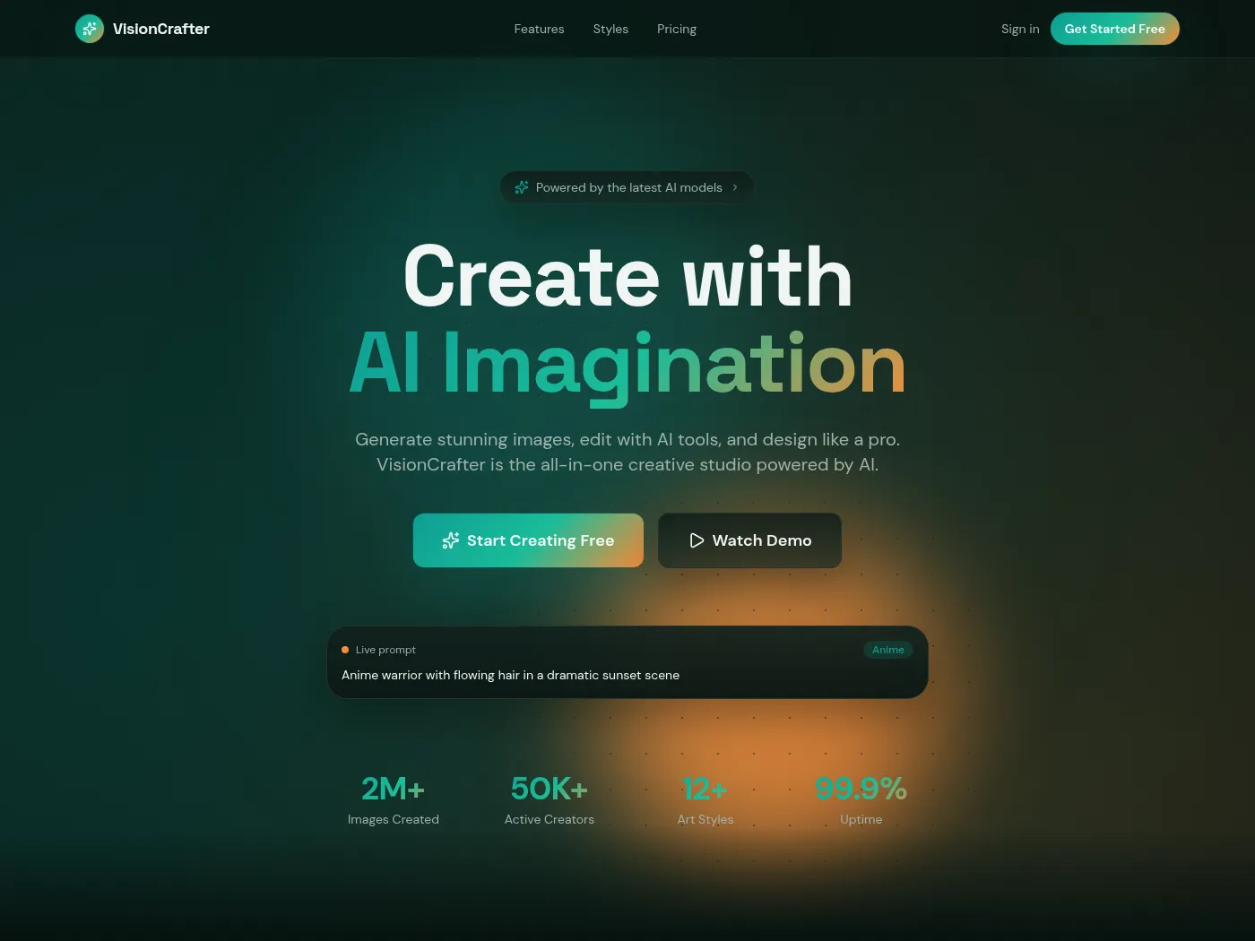 VisionCrafter AI Studio