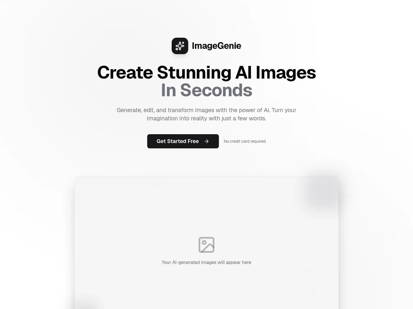 ImageGenie Studio