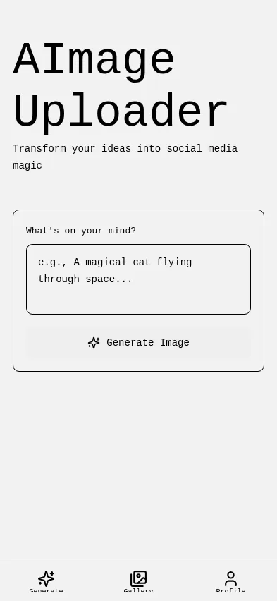 AImage Uploader