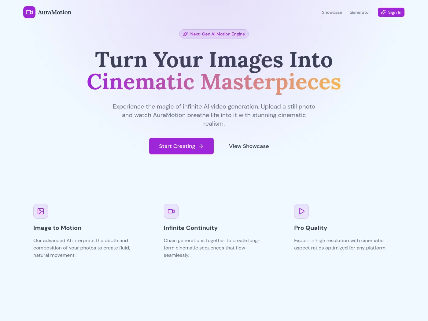 Infinite AI Video Maker