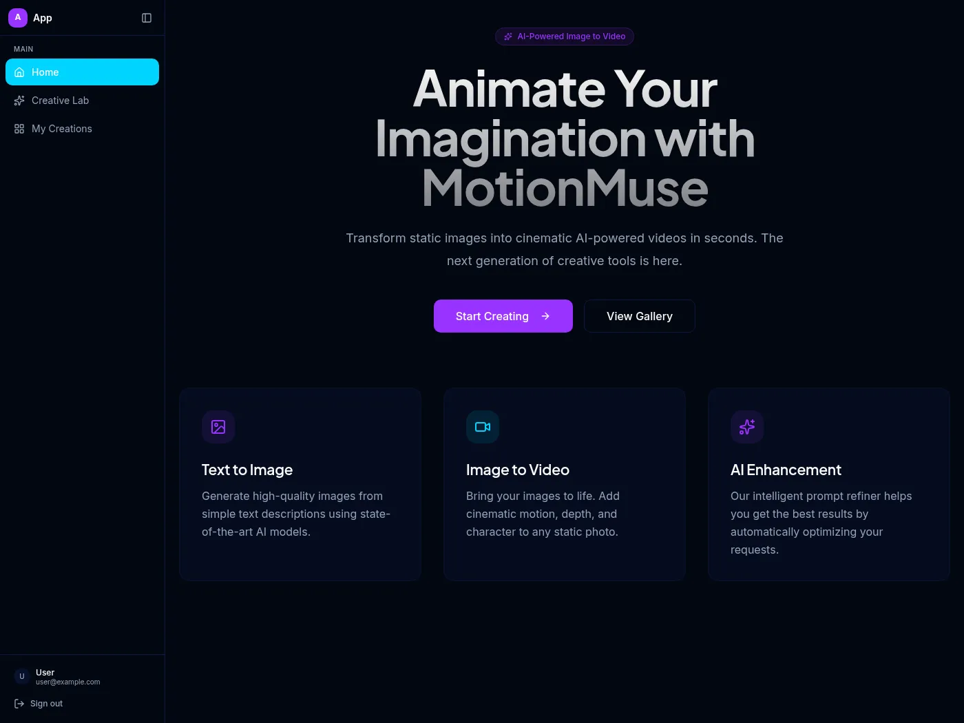 MotionMuse AI Clone