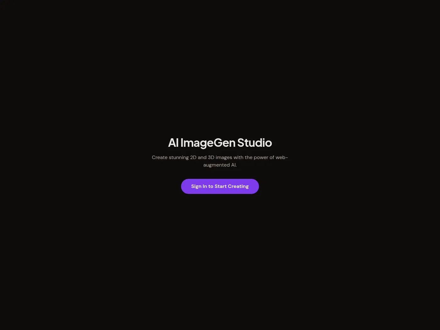 AI ImageGen Studio