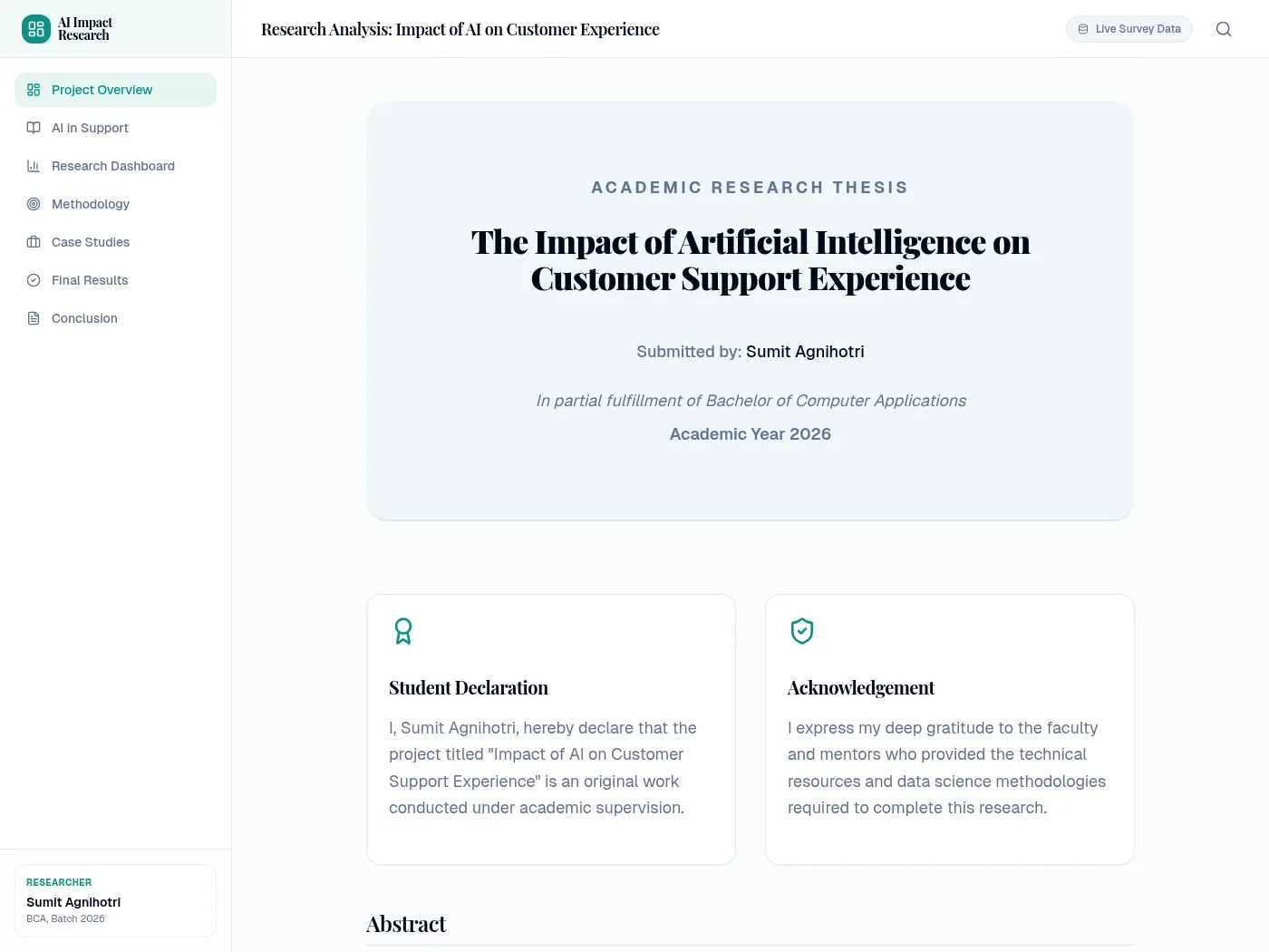 AI Impact Dashboard