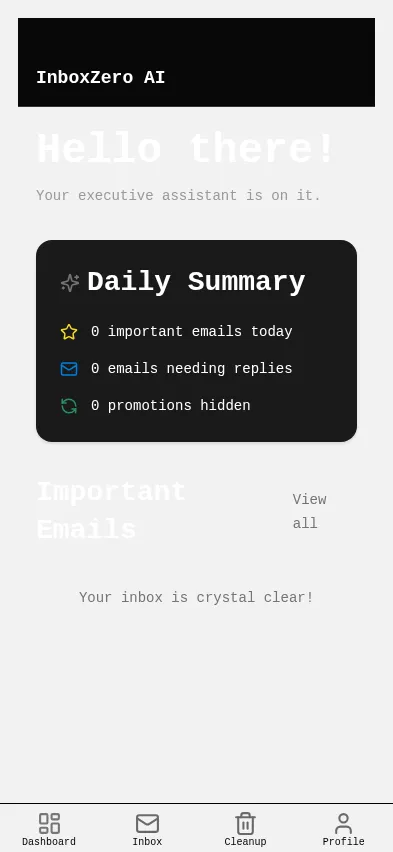 InboxZero AI Cleaner