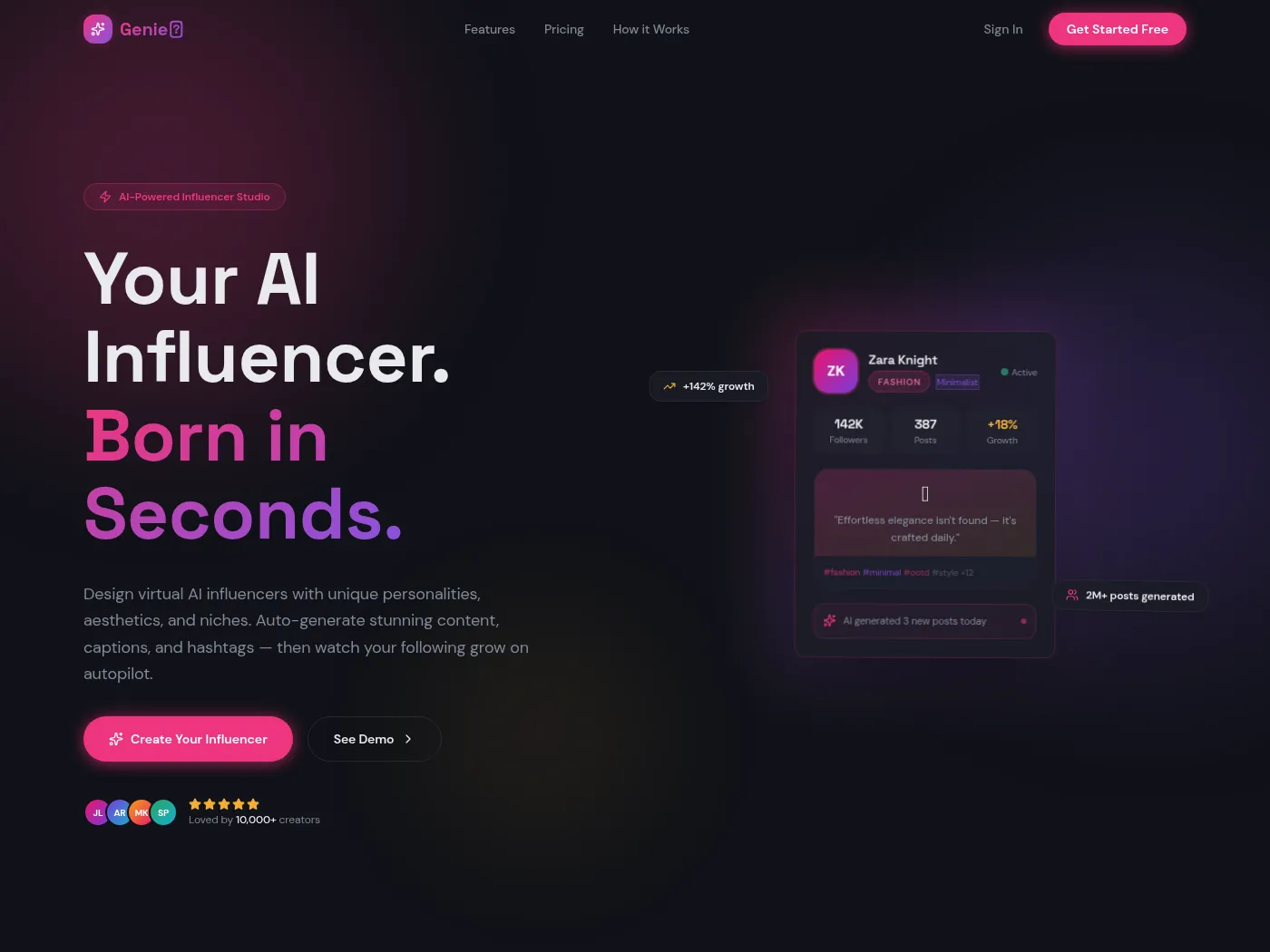 AI Influencer Genie