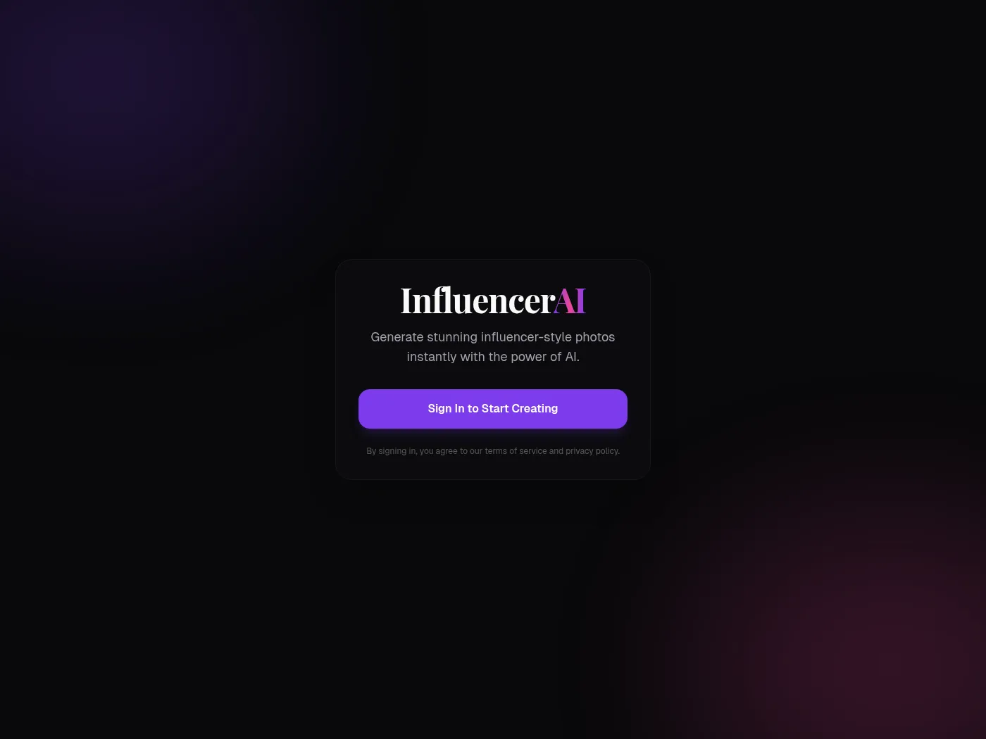 InfluencerAI Snapshot Maker