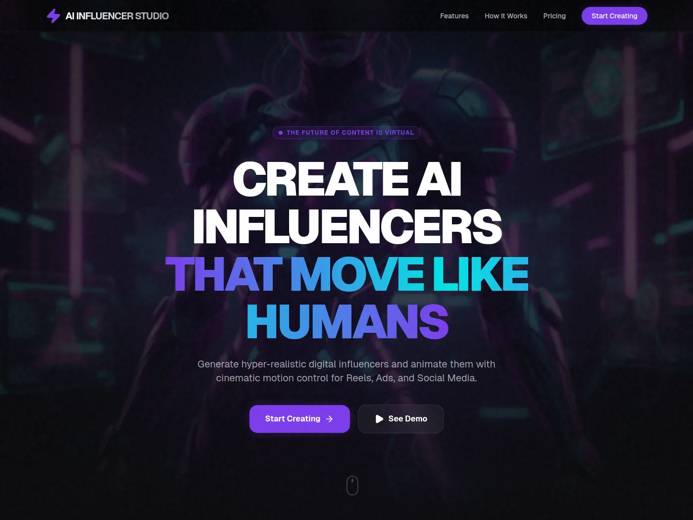 AI Influencer Studio Site