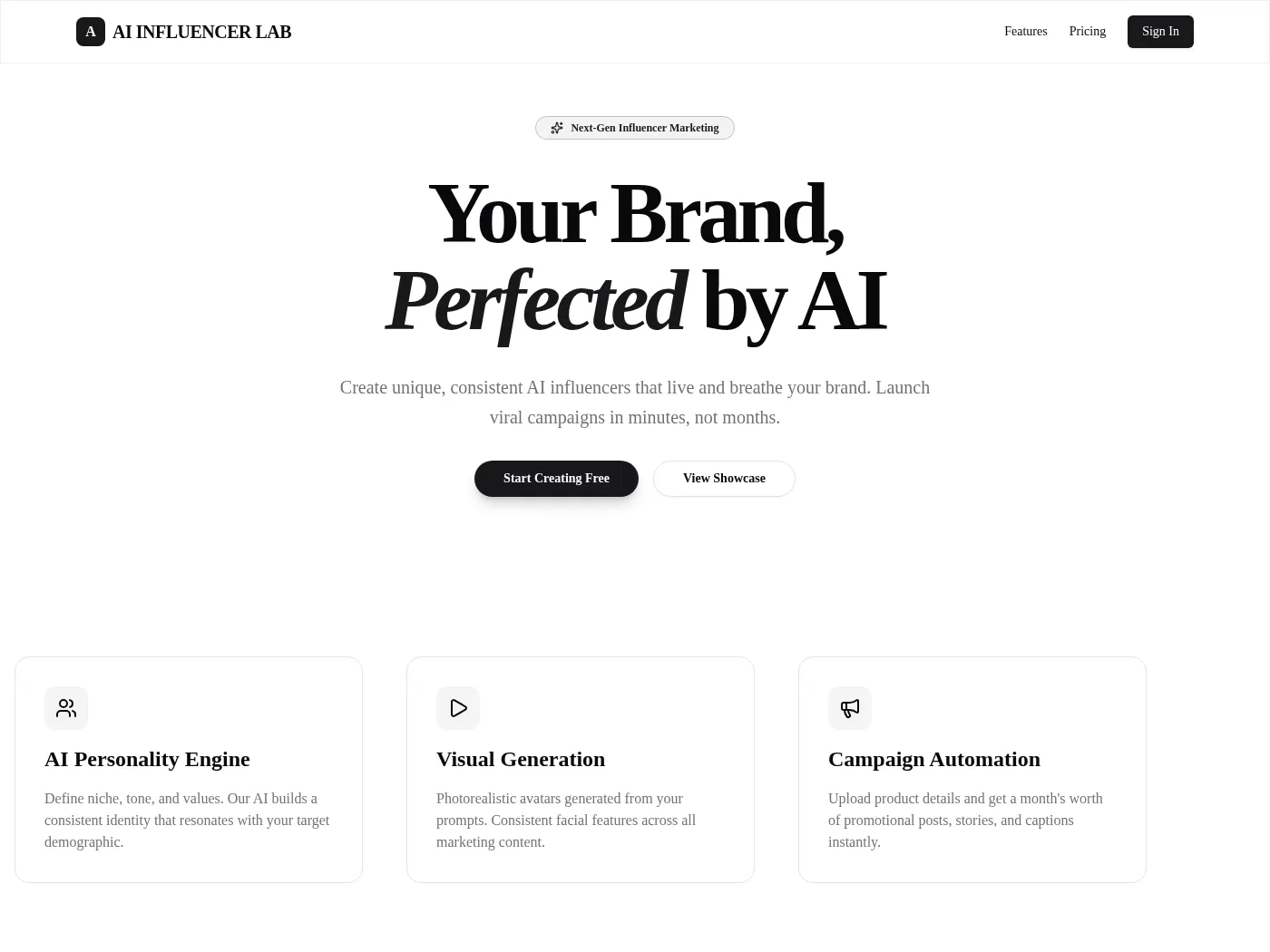 AI Influencer Creator