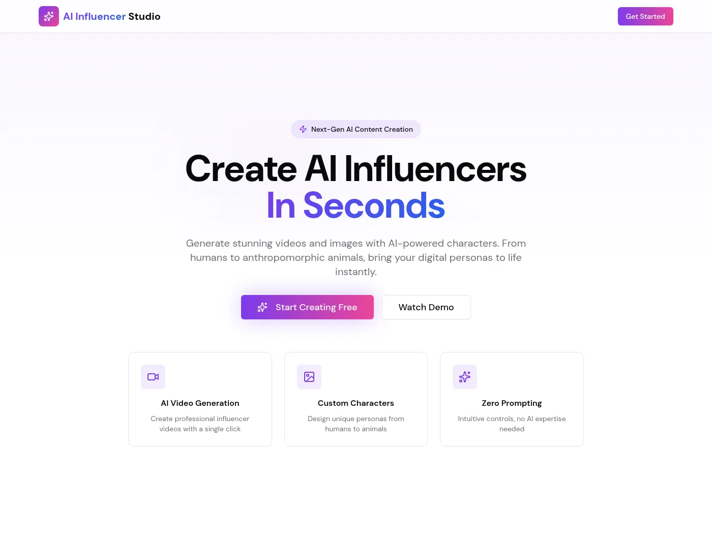 AI Influencer Studio