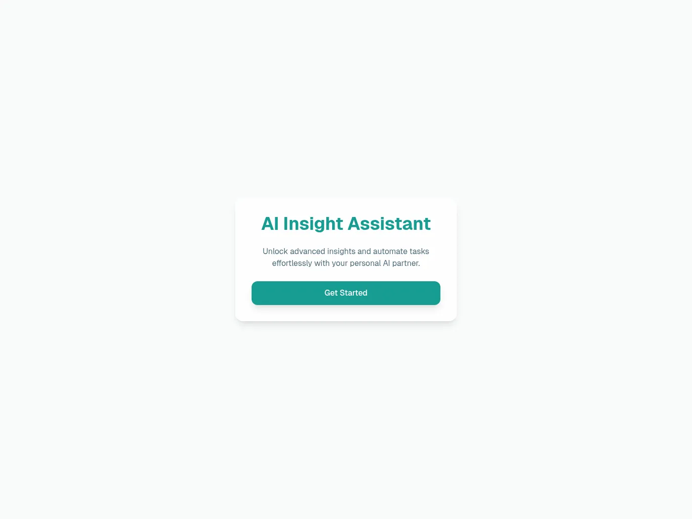 AI Insight Assistant