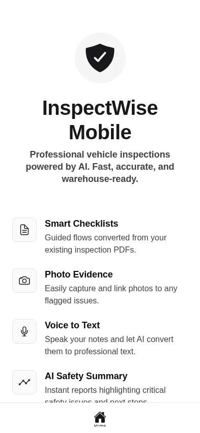 InspectWise Mobile