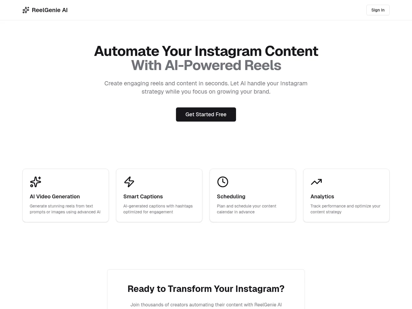 ReelGenie AI