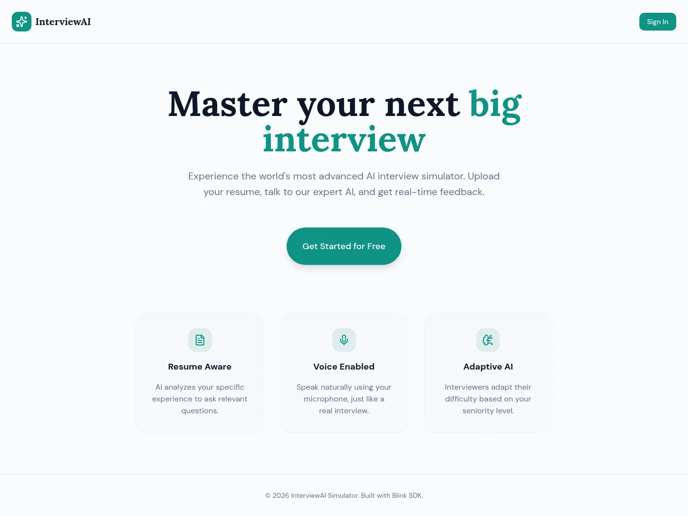 AI Interview Simulator