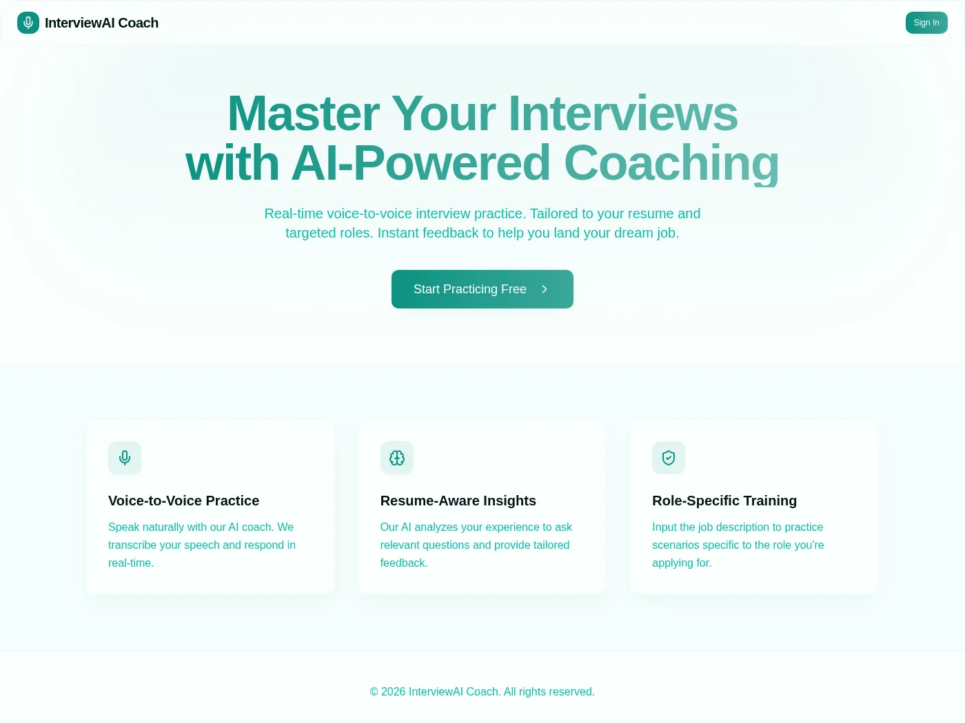 InterviewAI Coach