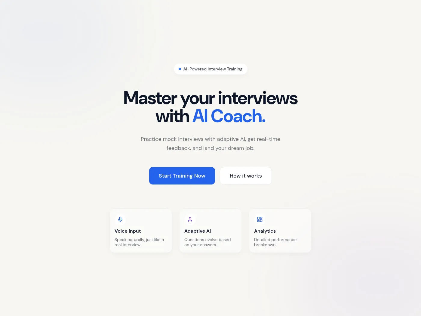 AI Interview Coach
