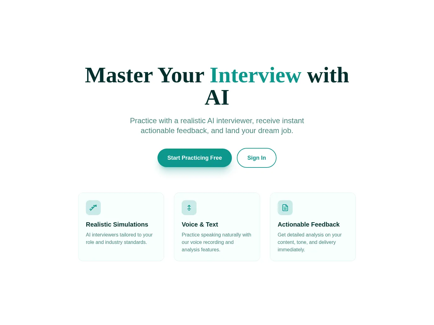 AI Interview Coach