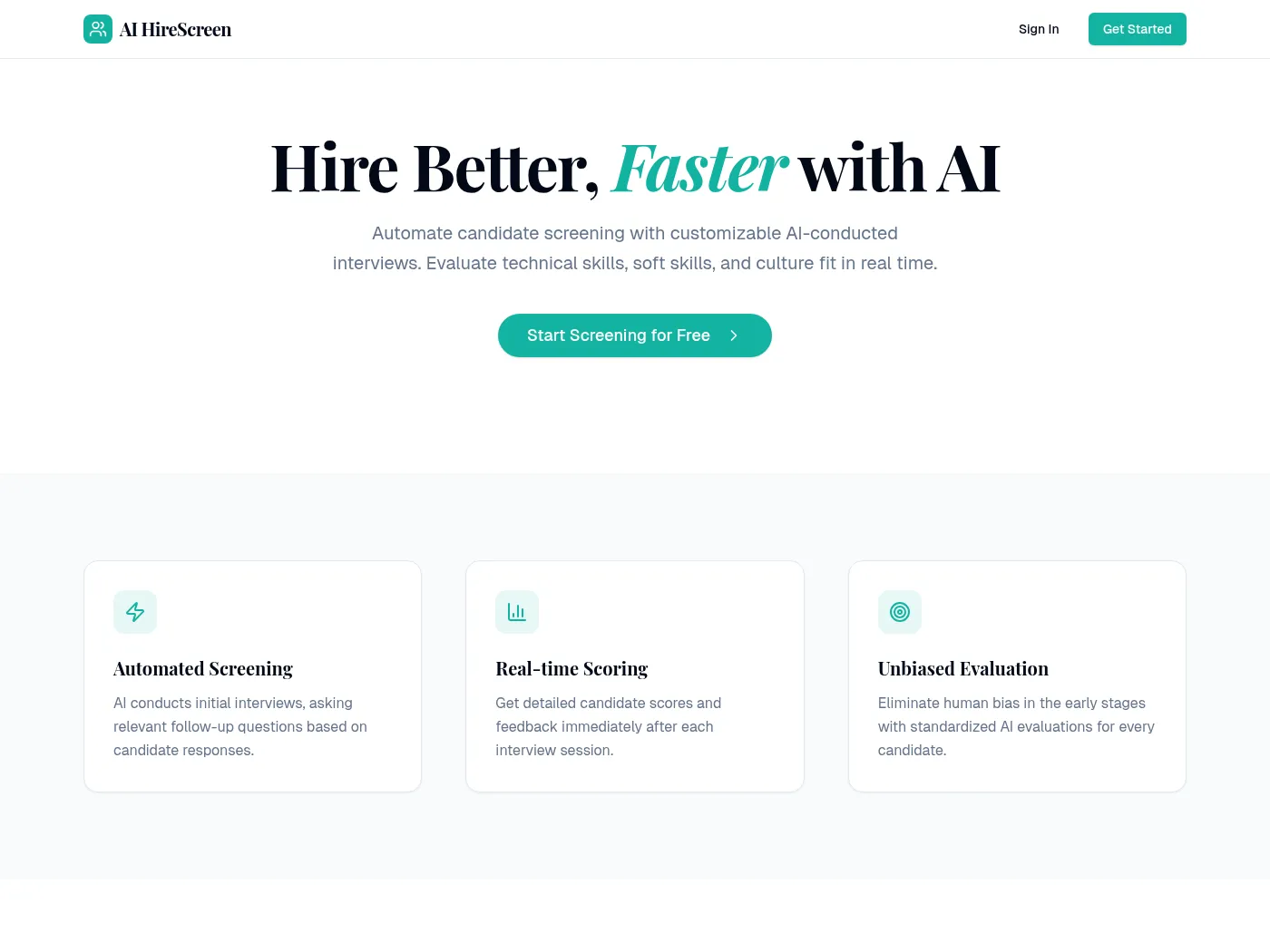 AI HireScreen