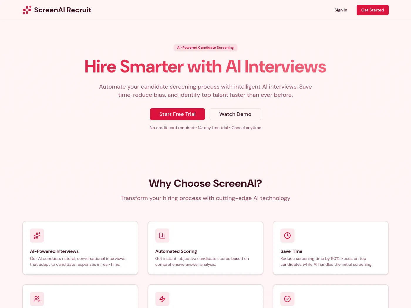 ScreenAI Recruit