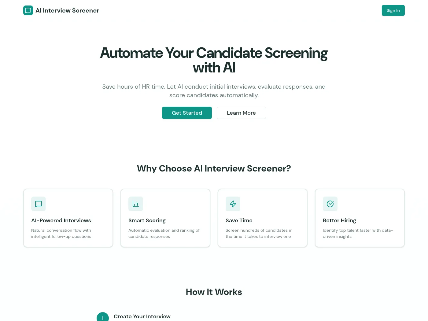 AI Interview Screener