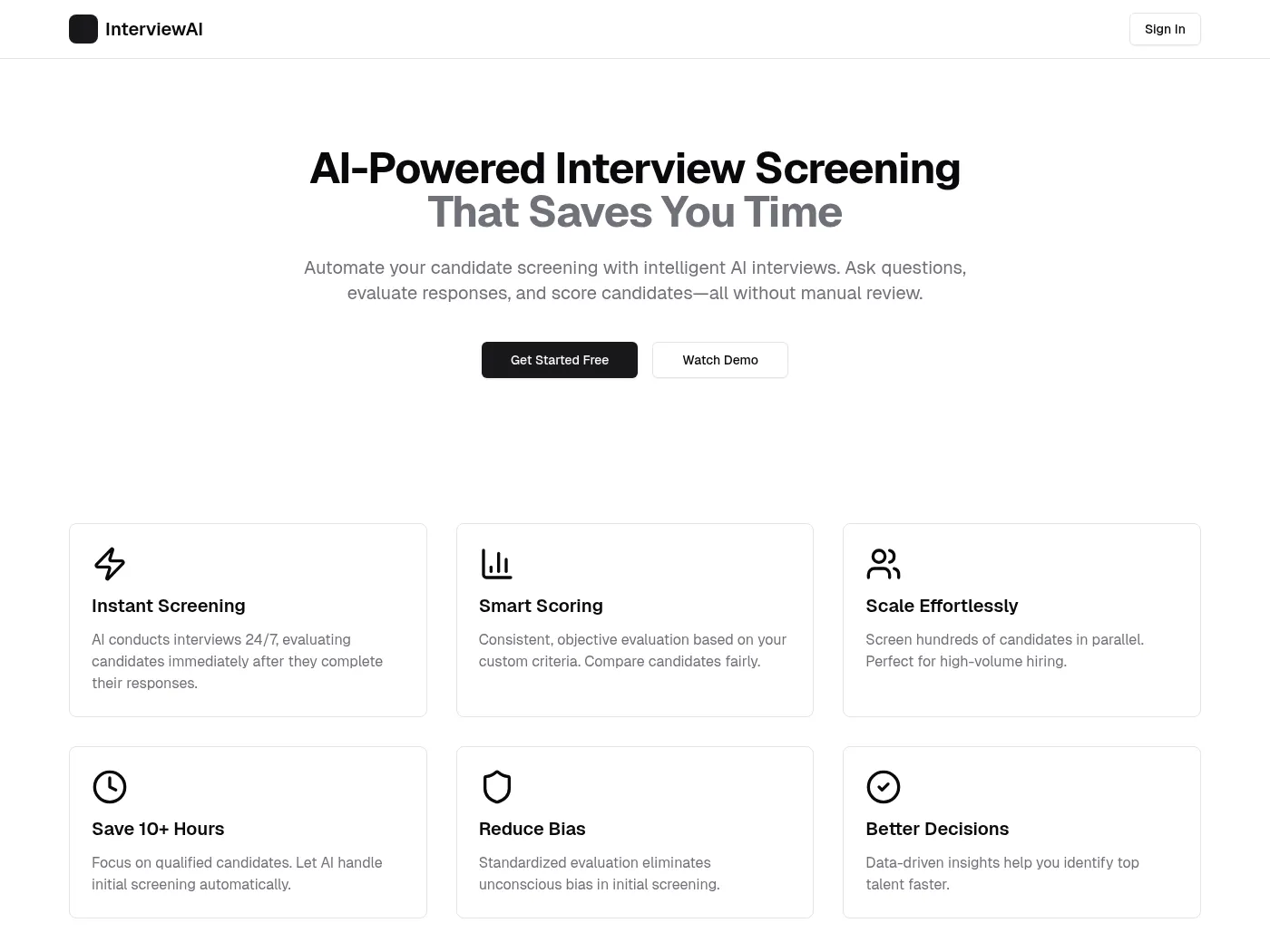 AI Interview Screener