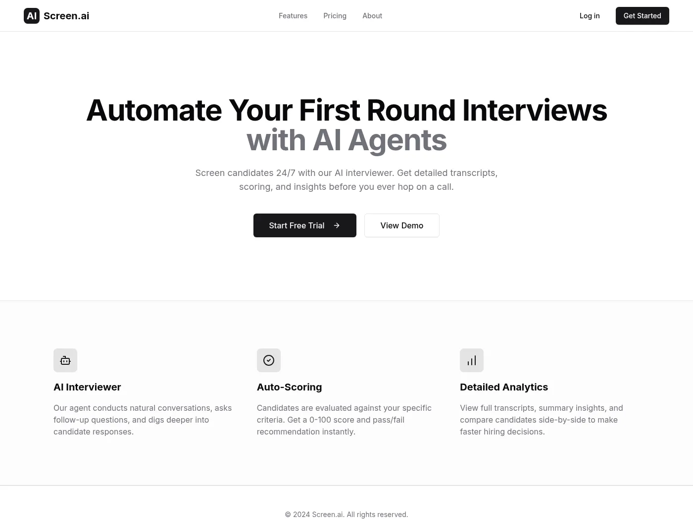 AI Interview Screener
