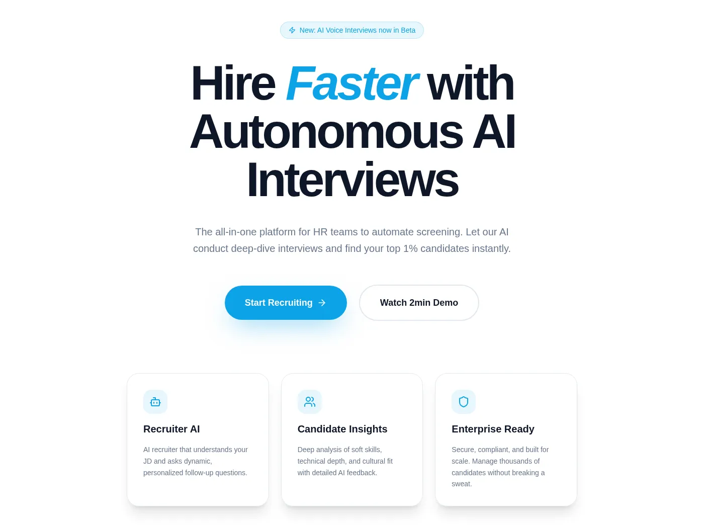 AI Interview Screener