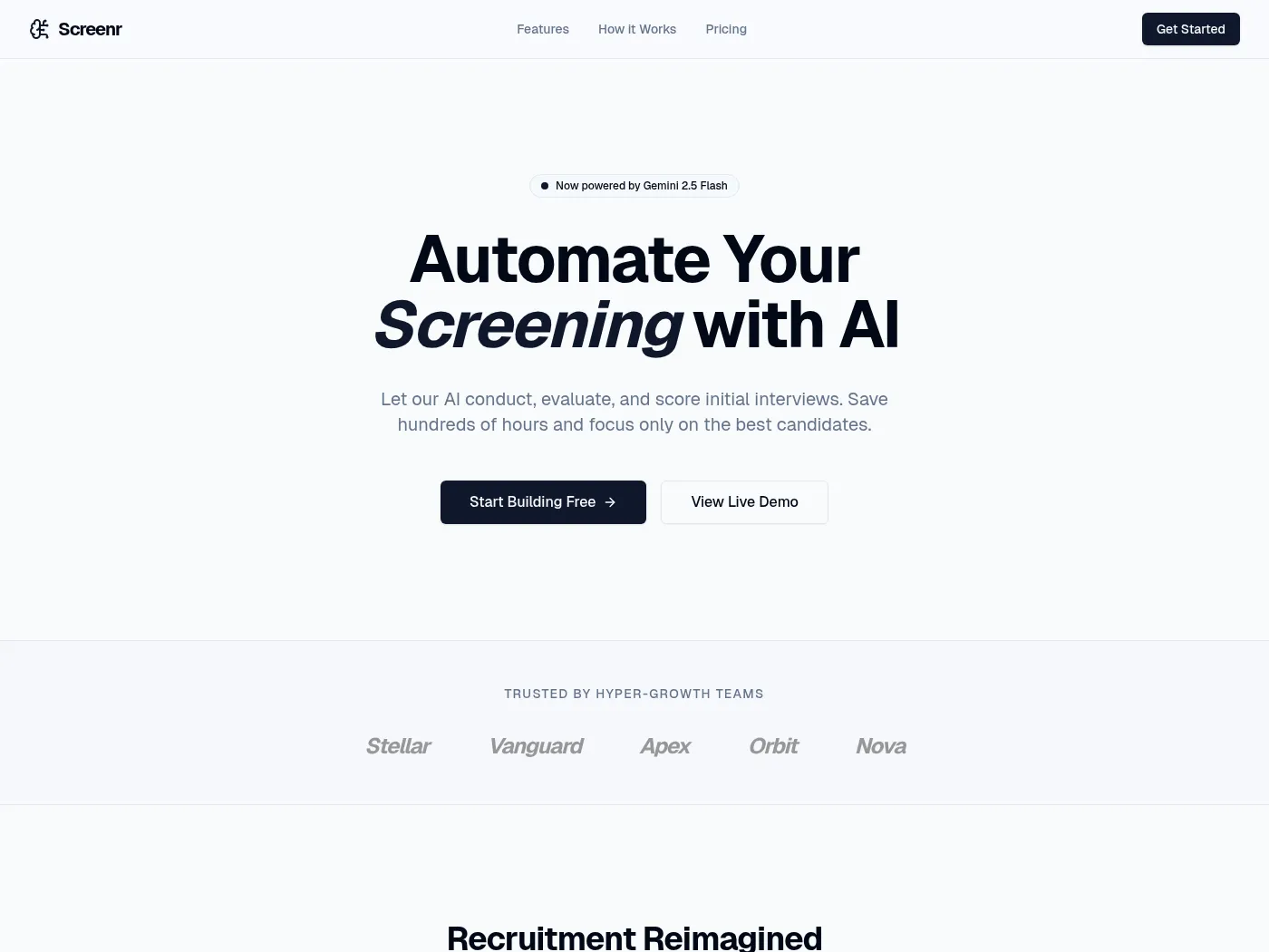 AI Interview Screenr