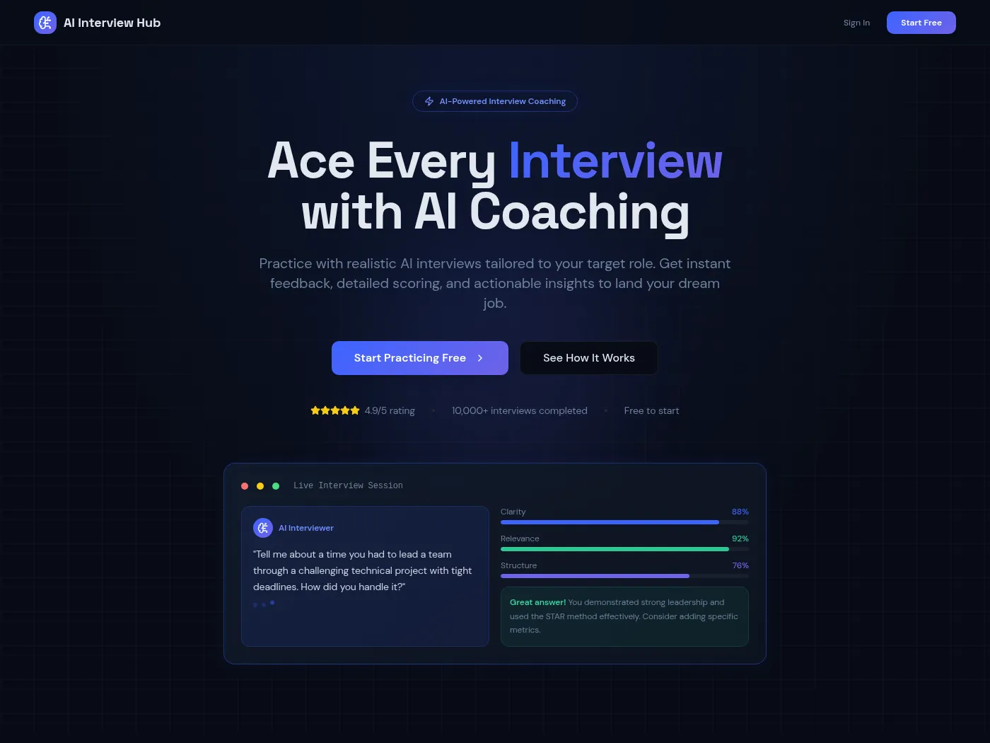 AI Interview Hub