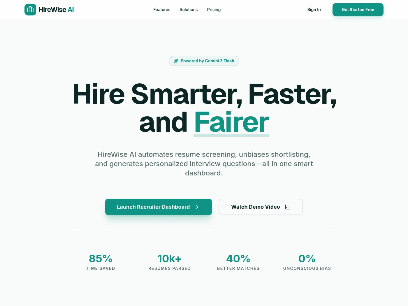 HireWise AI Platform