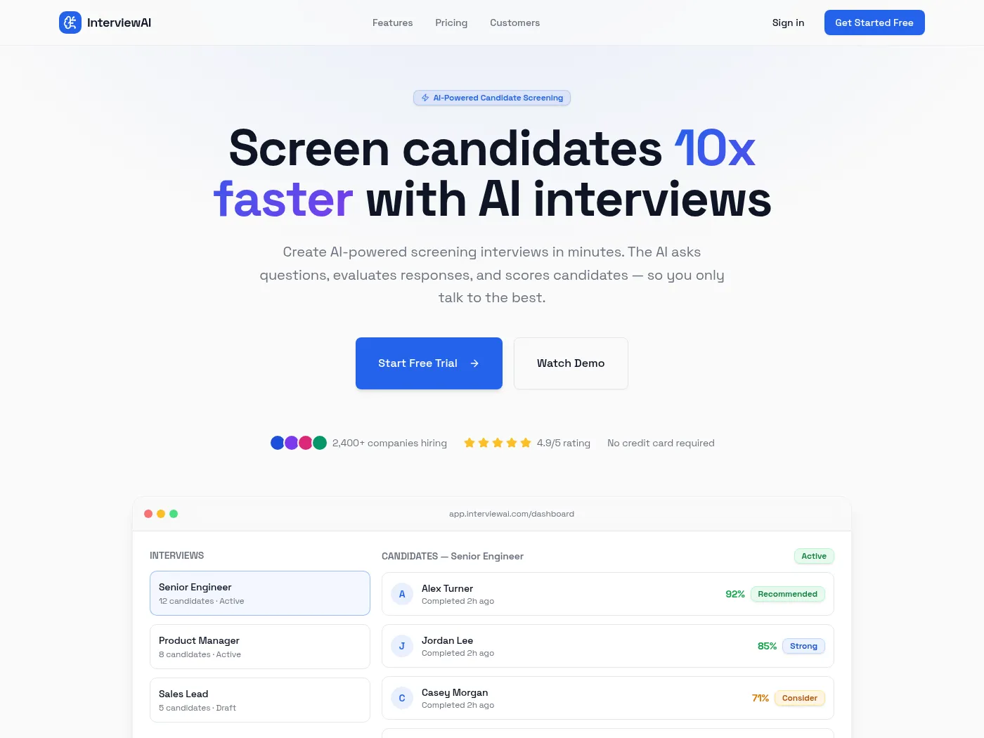 AI Interview Screener