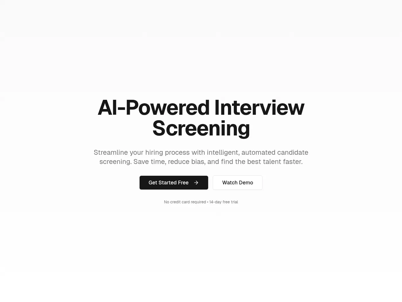 AI Hiring Screener
