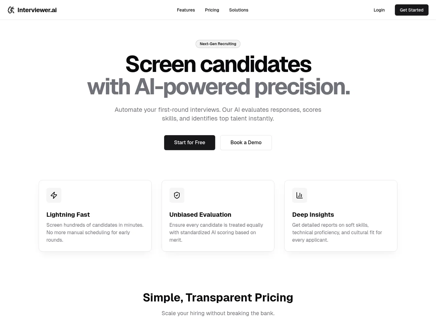 AI Interview Screener