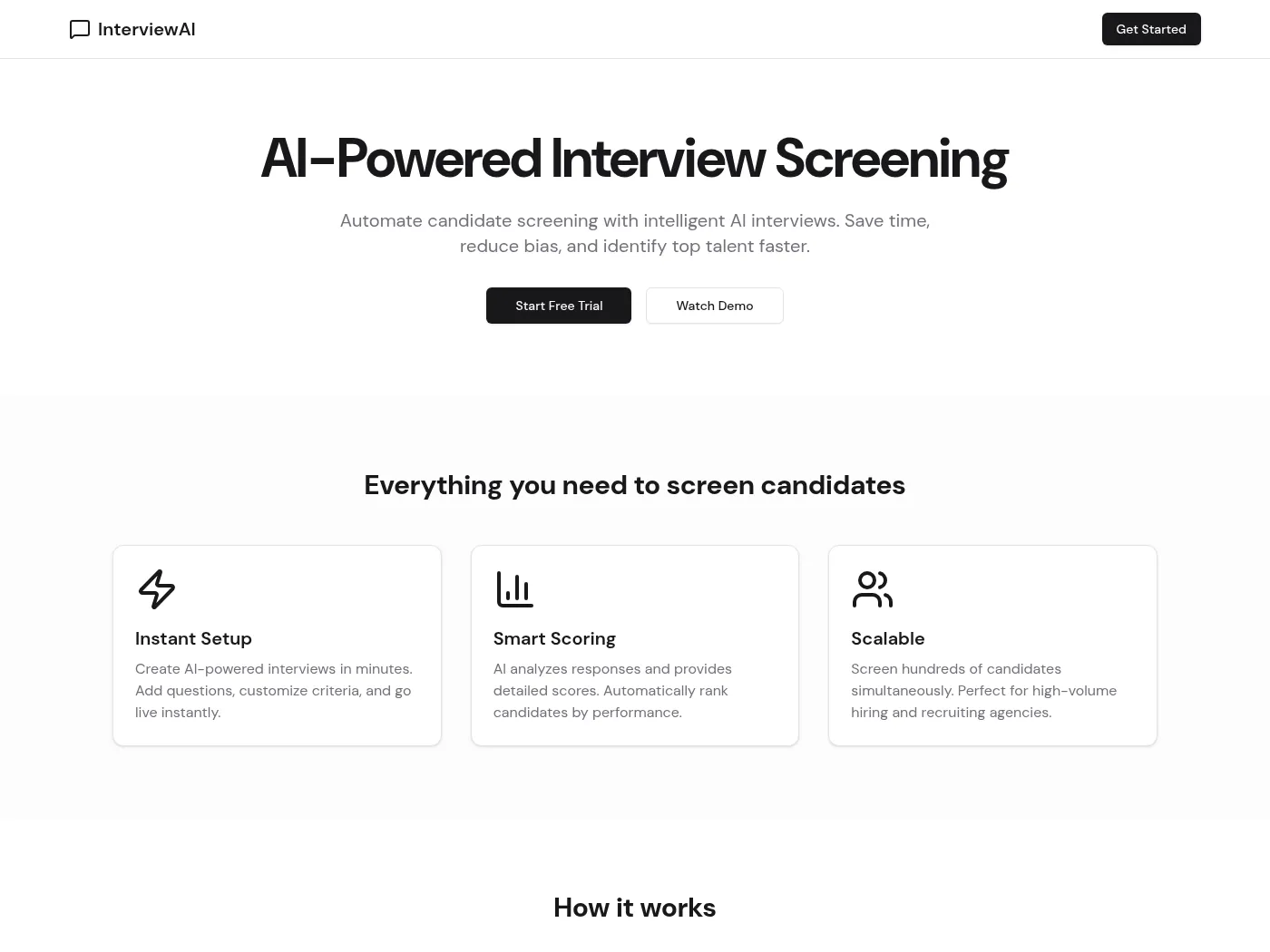AI Interview Screener