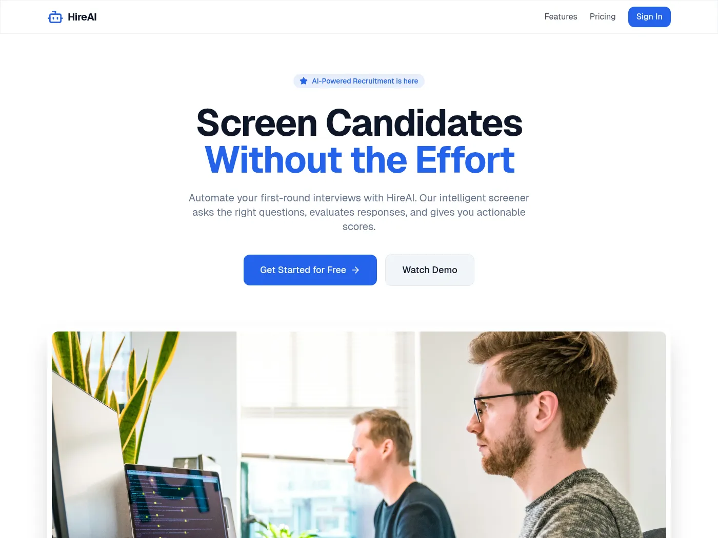 AI Interview Screener
