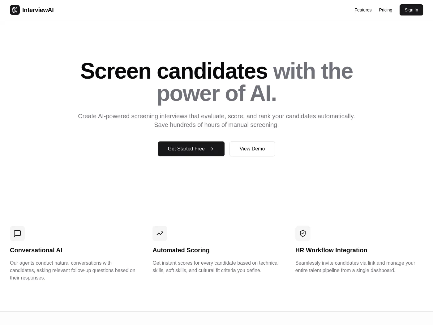 InterviewAI Platform