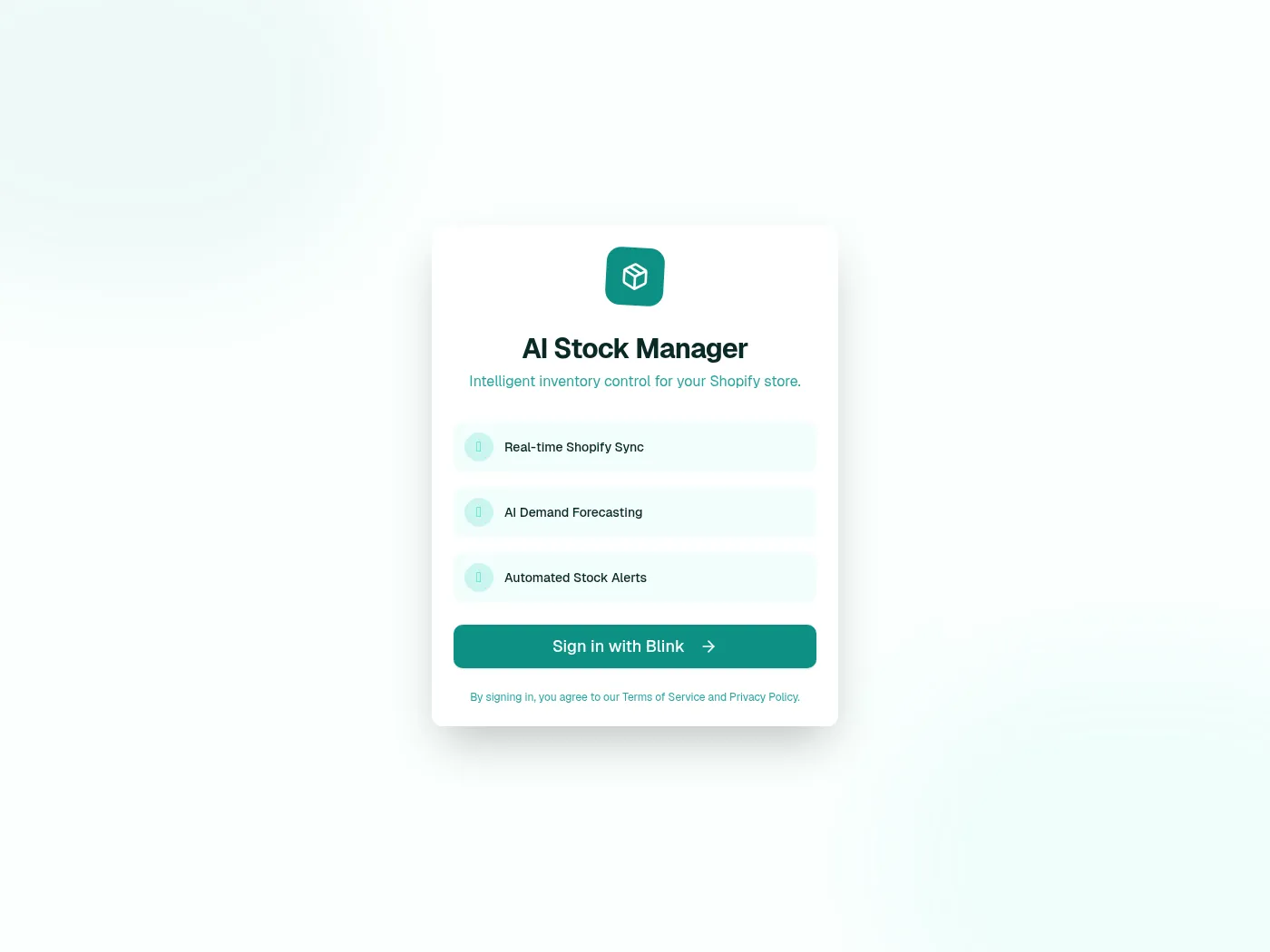 AI Inventory Manager