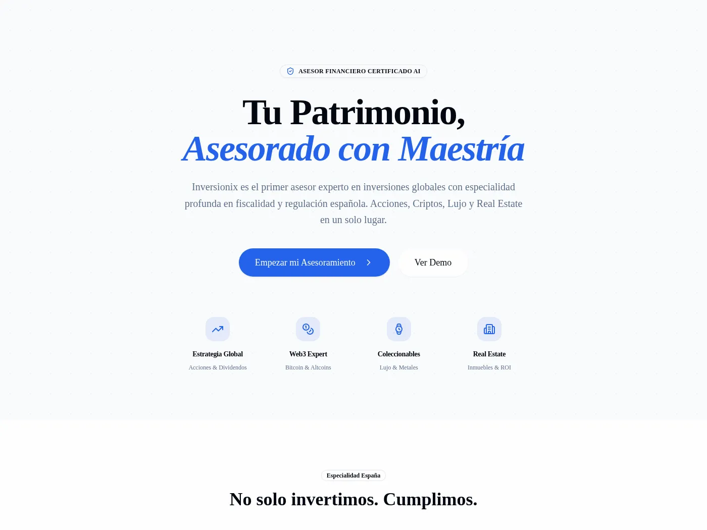 Inversionix Advisor