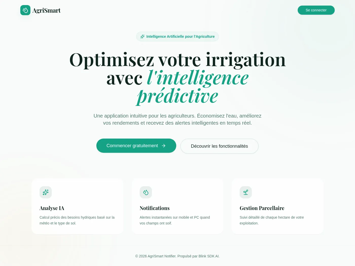 Smart Irrigation Notifier