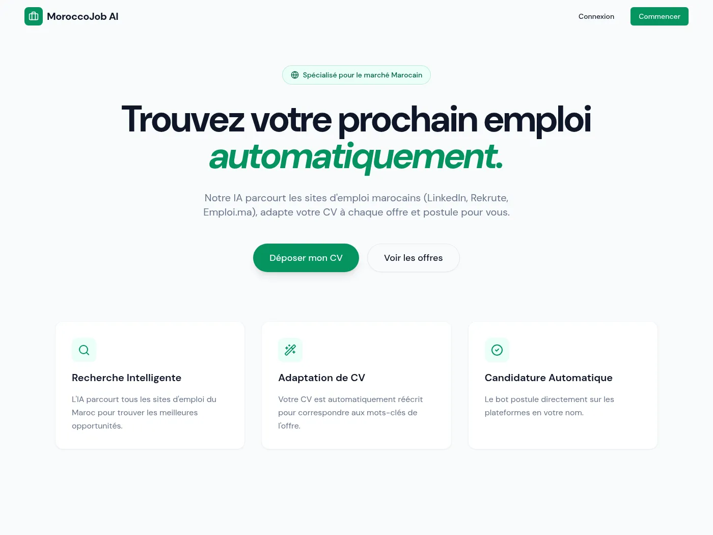 Moroccan Job AI Bot