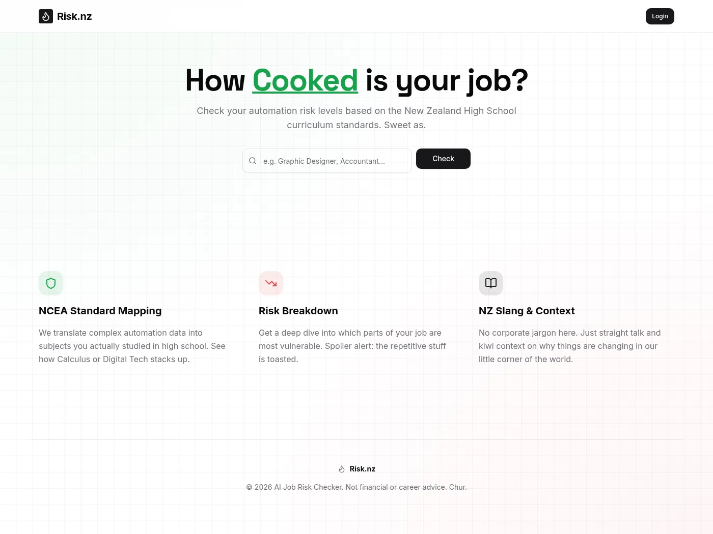 AI Job Risk Checker