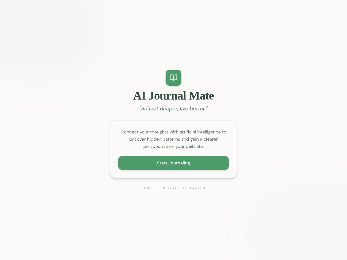 AI Journal Mate
