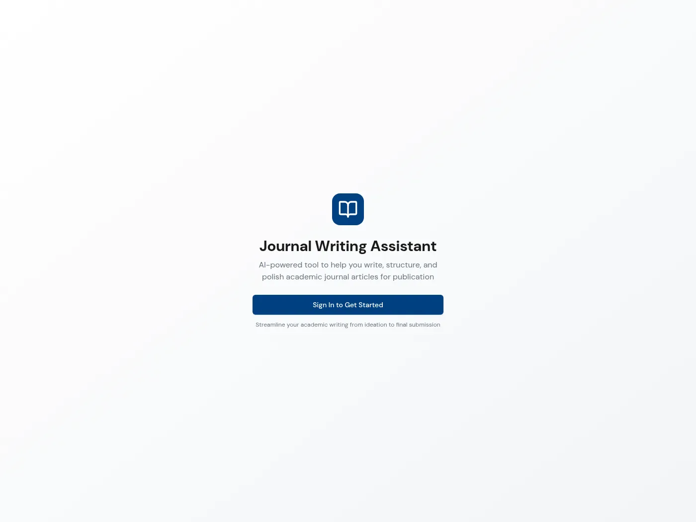 AI Journal Writing Assistant