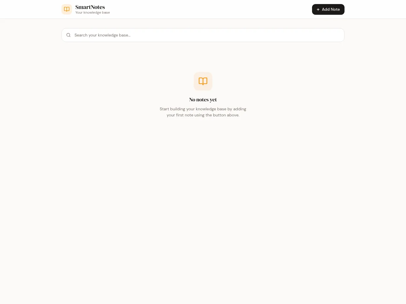 SmartNotes Knowledge Base